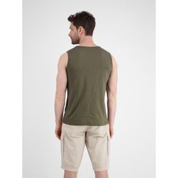 Lerros Muskelshirt »Herren Tanktop mit Brustprint« AGED OLIVE L L MODERN FIT (schmale Passform)