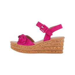 Gabor Damen Keilsandalette &raquo; Sandalen Leder&laquo; pink 39