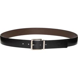 Calvin Klein Jeans Herren Lederg&uuml;rtel &raquo;CASUAL PIN BUCKLE 35MM ADJ/REV&laquo; schwarz