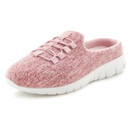 Vivance Damen Hausschuh &raquo;Sneaker&laquo; Slipper, Pantoffel, Pantolette, Clog VEGAN rosa 40