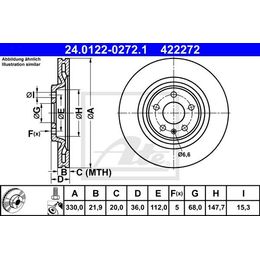 ATE Bremsensatz-Vorn und hinten SG00000DPE Universal vorne rechts links bel&uuml;ftet 314mm f&uuml;r PORSCHE VAG 8W0698151AG 8W0698151AF 8W0698451R
