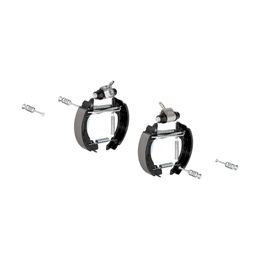 ATE Bremsbackensatz Original TopKit hinten rechts links vormontiert 17,5mm f&uuml;r AUDI VW SEAT 03.0520-3917.3