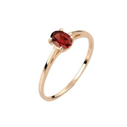 Elli Premium Ring Damen Gr&ouml;&szlig;e 54 gold / blutrot