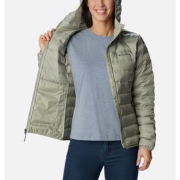 Columbia Damen Daunenjacke &raquo;Lake 22 II Down Hooded Jacket&laquo; &Uuml;bergangsjacke die Wasserabweisend ist beige XL