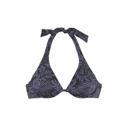 Venice Beach Bügel-Bikini-Top »Moloka« mit tropischem Print schwarz bedruckt 38 - Cup C Cup C 38 Floraler Druck - Ton in Ton