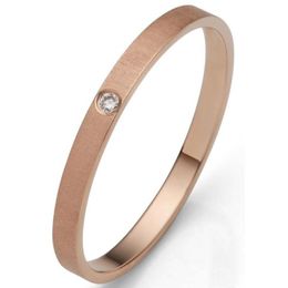 Firetti Kinder Trauring &raquo;Schmuck Geschenk Gold 375 Hochzeit Ehering "LIEBE"&laquo; Made in Germany, wahlweise mit oder ohne Brillant rosa