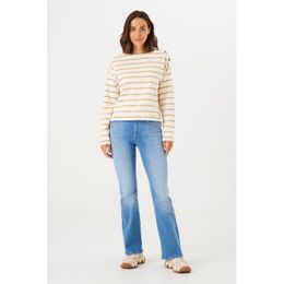 Garcia Damen Slim-fit-Jeans &raquo;Celia Flare&laquo; blau 27, L&auml;nge 34