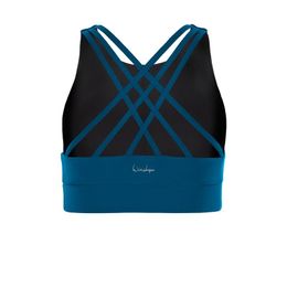 WINSHAPE Damen Sport-Bustier &raquo;Functional Comfort Sport-BH SB103C&laquo; mit R&uuml;cken-Applikation gr&uuml;n L