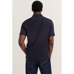 Bugatti Herren Bugatti Poloshirt &raquo;Basic Essential&laquo; Modern Fit Piqu&eacute; blau S