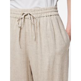 Pieces Damen Pieces &raquo;PCPIA HW WIDE PANTS WVN NOOS&laquo; Sommerhose, mit Leinen beige M, N-Gr