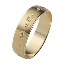 Firetti Kinder Trauring &raquo;Schmuck Geschenk Gold 375 Hochzeit Ehering Trauring "Ich liebe Dich"&laquo; Made in Germany, wahlweise mit oder ohne Brillant gold