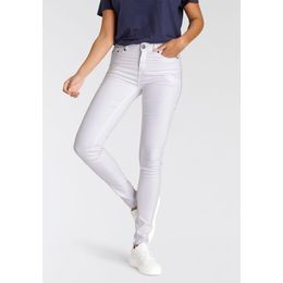 Arizona Damen Skinny-fit-Jeans &raquo;Ultra Soft&laquo; hohe Leibh&ouml;he, lang, aus Baumwolle, Polyester und Elasthan wei&szlig; 44, N-Gr