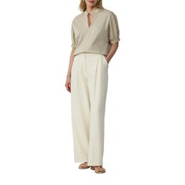 s.Oliver BLACK LABEL Damen s.Oliver BLACK LABEL Kurzarmbluse mit Tunika-Ausschnitt beige 42