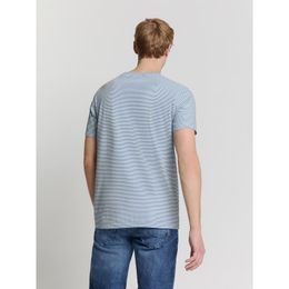 NO EXCESS Herren NO EXCESS T-Shirt &raquo; Gestreiftes Crewneck t-shirt&laquo; blau S