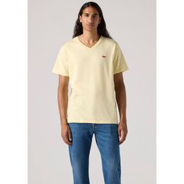 Levi's Levi's Damen &raquo;LE ORIGINAL HM VNECK&laquo; mit Logostickerei beige S