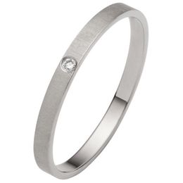 Firetti Unisex Trauring &raquo;Schmuck Geschenk Gold 375 Hochzeit Ehering "LIEBE"&laquo; Made in Germany, wahlweise mit oder ohne Brillant wei&szlig;