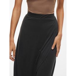 Vila Damen Wickelrock &raquo;VIMODALA HW WRAP SKIRT - NOOS&laquo; schwarz XS (34)