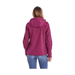 Killtec Damen Softshelljacke &raquo;Damen Softshelljacke&laquo; Wasserabweisende, winddichte Softshelljacke mit abnehmbarer Kapuze rosa 38