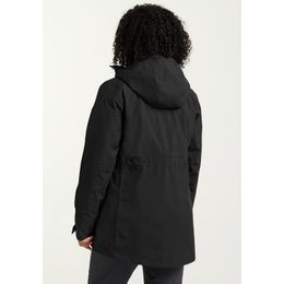 Jack Wolfskin Damen 3-in-1-Funktionsjacke &raquo;ICECAPE 3IN1 DOWN JKT W RDS&laquo; mit Kapuze schwarz XXL (48)