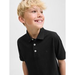 Jack & Jones Jack & Jones Junior Jungen Poloshirt &raquo;JJEPAULOS POLO SS NOOS JNR&laquo; schwarz 152