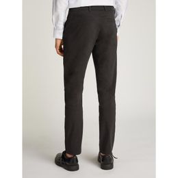 Calvin Klein Herren Chinohose &raquo;SATEEN STRETCH SLIM CHINO&laquo; mit Logopatch schwarz 31, L&auml;nge 32