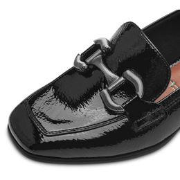 Tamaris Herren Slipper , Blockabsatz, Pumps, Businessschuh mit modischer Zierspange schwarz 39