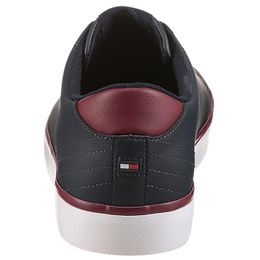 Tommy Hilfiger Herren Sneaker &raquo;TH HI VULC CORE LOW LEATHER&laquo; , Freizeitschuh, Halbschuh, Schn&uuml;rer mit gepolstertem Schaftrand blau 46