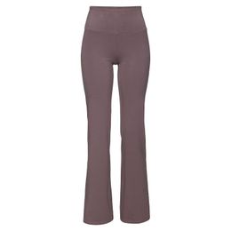 active by Lascana Lascana Active Damen LASCANA ACTIVE Jazzpants mit breitem B&uuml;ndchen grau 36/38, N-Gr