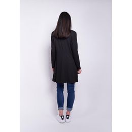 Seidel Moden Damen Cardigan ohne Verschluss und aus Viskose MADE IN GERMANY schwarz 42