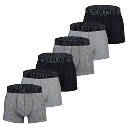 Under Armour Boxershorts Herren Gr&ouml;&szlig;e M grau / schwarz