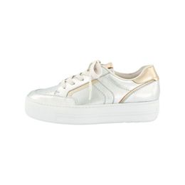 Paul Green Damen Sneaker &raquo; Sneaker Leder&laquo; silber 40,5