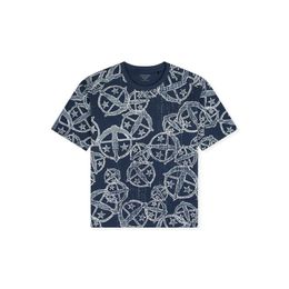 Schiesser Herren Kurzarmshirt &raquo; 150 Years&laquo; Rundhalsausschnitt, Baumwolle, Allover-Print bunt 50
