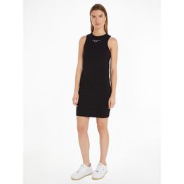 Tommy Jeans Jerseykleid »TJW LALA + TANK BODYCON DRESS« mit Logo Schriftzug Black M (38) - N-Gr N-Gr M (38) Jerseykleid mit figurbetonter Passform:...