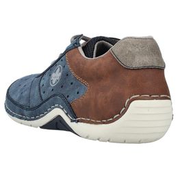 Rieker Herren Sneaker , Schn&uuml;rschuh, Halbschuh, Freizeitschuh mit MemoSoft-Innensohle blau 41