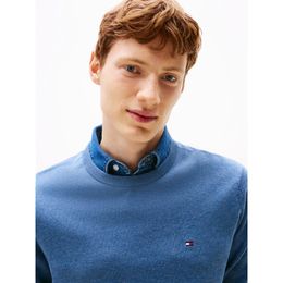 Tommy Hilfiger Herren &raquo;ESSENTIAL COTTON CREW NECK&laquo; 100% Baumwolle Crewneck Regular Fit Premium Mode blau M
