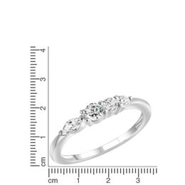 Firetti Damen Fingerring &raquo;Schmuck Geschenk Silber 925 Silberring Solit&auml;r-Optik&laquo; mit Zirkonia (synth.) silber