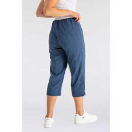 KjBRAND Damen KjBRAND Caprihose &raquo;Susie Capri Wash & Go&laquo; Sommerhose b&uuml;gelfrei blau 42, N-Gr