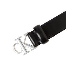 Calvin Klein Damen Lederg&uuml;rtel &raquo;CK BUCKLE 30MM FIXED BELT&laquo; Gr&ouml;&szlig;enverstellbar schwarz