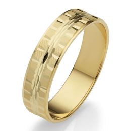 Firetti Unisex Trauring &raquo;Schmuck Geschenk Gold 375 Hochzeit Ehering "LIEBE"&laquo; Made in Germany gold