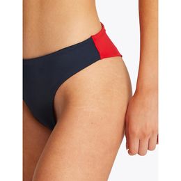 Tommy Hilfiger Swimwear Damen Bikini-Hose &raquo;BRAZILIAN&laquo; im modernen Colorblock-Design blau L (40), N-Gr