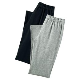 Vivance Active Damen Vivance active Jazzpants mit leicht ausgestelltem Bein, Loungewear grau 32/34, N-Gr