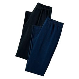 Vivance Active Damen Vivance active Jazzpants mit leicht ausgestelltem Bein, Loungewear blau 32/34, N-Gr
