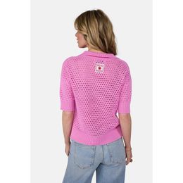 LIEBLINGSST&Uuml;CK Lieblingsst&uuml;ck Damen Strickpullover &raquo;PinsaL&laquo; mit Polokragen rosa 48