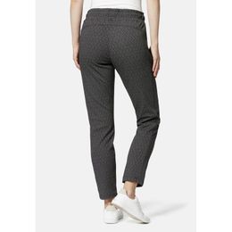 STOOKER WOMEN Damen STOOKER WOMEN Jogg Pants &raquo;Berlin Print Easy Fit&laquo; Tapered Fit Casual Stretch Mit Gummibund f&uuml;r Damen grau 38, L&auml;nge 29