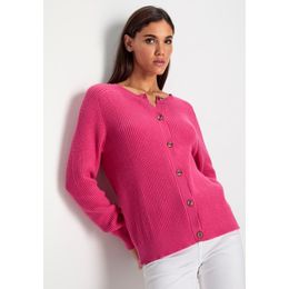 HECHTER PARIS Damen HECHTER PARIS Strickjacke mit Knopfleiste pink 40/42