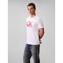 Calvin Klein Jeans Herren T-Shirt &raquo;SS 30S EU CK CALVIN GRAPHIC TEE&laquo; Mit Rundhalsausschnitt, regular fit XXL