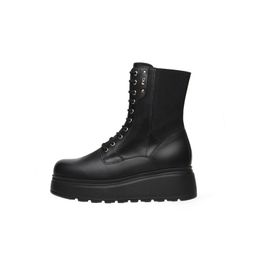 Nero Giardini Damen Schn&uuml;rstiefelette &raquo; Stiefelette Leder&laquo; schwarz 37