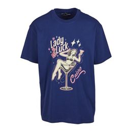 Mister Tee Shirt 'Lady Luck' male Blue size S
