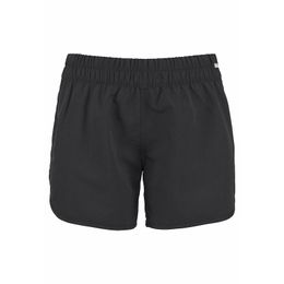 Lascana Damen Lascana Badeshorts elastisches B&uuml;ndchen, mit Ges&auml;&szlig;tasche, softe Microfaser-Qualit&auml;t schwarz 46, N-Gr