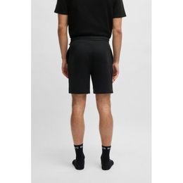 BOSS Herren BOSS Pyjamashorts &raquo;Waffle Shorts&laquo; schwarz S, N-Gr
